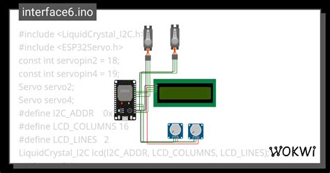 Interface6 Wokwi ESP32 STM32 Arduino Simulator