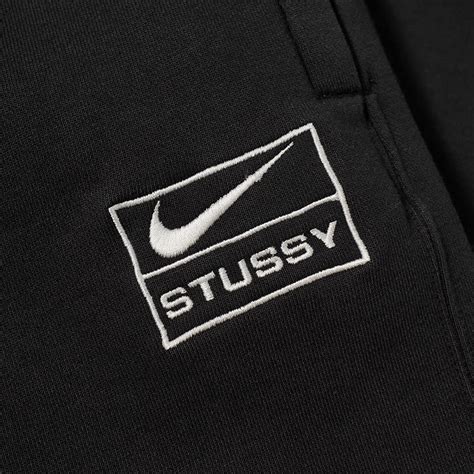 Nike X Stussy Washed Fleece Pant Black End Us