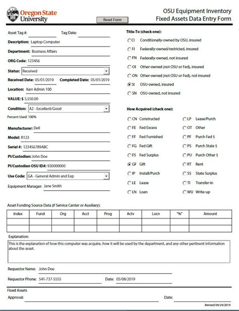 Data Request Form Template