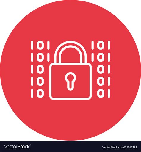 Data Encryption Icon Royalty Free Vector Image