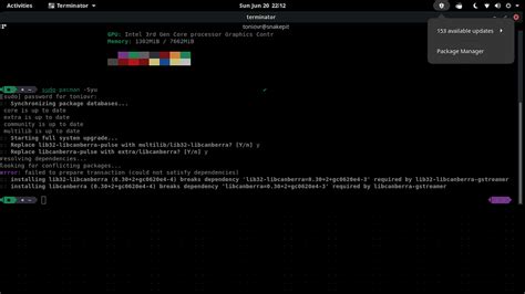 Cant Update System Support Manjaro Linux Forum