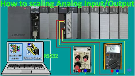 Allen Bradley Slc 500 Scaling Analog Input And Analog Output Youtube