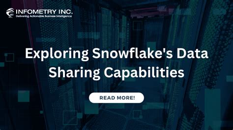 Exploring Snowflake S Data Sharing Capabilities Infometry