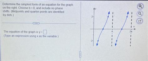 Solved Determine The Simplest Form Of An Equation For The