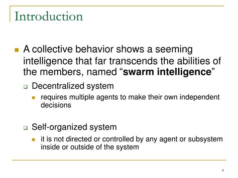 Ppt Swarm Intelligence Powerpoint Presentation Free Download Id 5501509