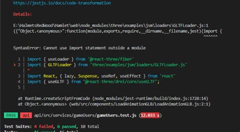 Fix The Cannot Use Import Statement Outside A Module Jest Error In React