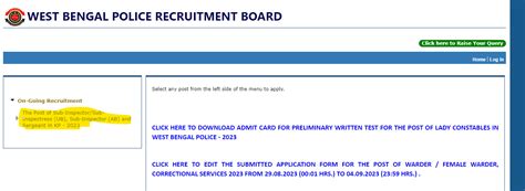Kolkata Police Si Recruitment 2023 Apply Online Starts For 169 Posts