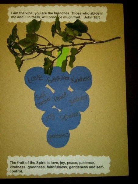 Vine Crafts For Preschoolers Parable Of The Vineyard Craft Water To