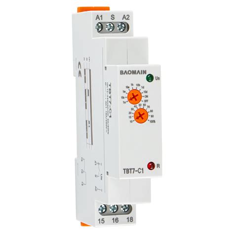Multi Function Time Relay 16aac250v Delay Off Spdt Din Rail