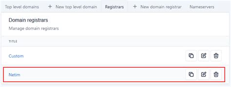 Setup Registrar Module In Fossbilling Netim Support
