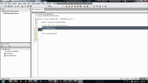 Unity3d C Tutorial Prims Maze Part 1 Creating A Simple Grid Youtube