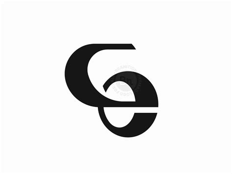 Ec Letter Monogram Logo Branition