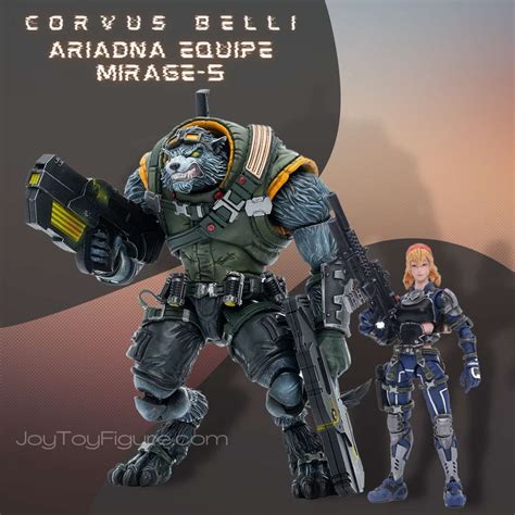 JoyToy Infinity Corvus Belli Ariadna Equipe Mirage Joytoy Figure