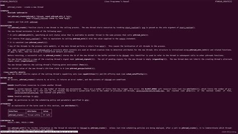 通过man来查看pthreadcreate的使用man Pthread Csdn博客