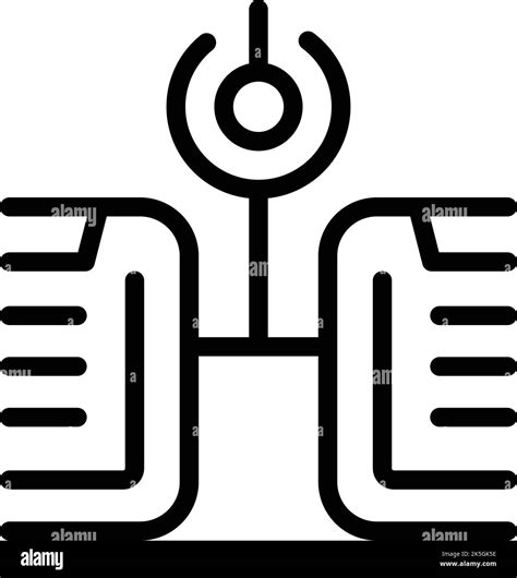 Vpn Access Point Icon Outline Vector Secured Software Online Security Stock Vector Image And Art