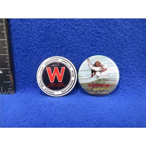 2 Collector Pins Winchester Self Loading Shotguns