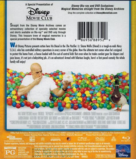 The Pacifier 2005 Dvd