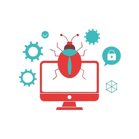 Technology Concept Flat Vector Style Illustration Featuring Debugging Design Elements Premium