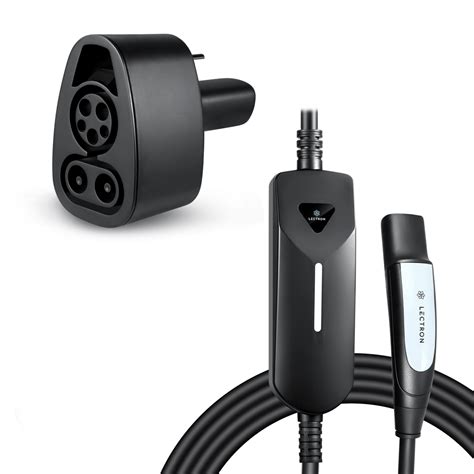 Lectron Portable Level 1 And 2 Tesla Nacs Ev Charger Lectron Ccs To Te — Lectron Ev