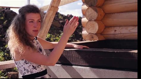 Технология сборки сруба из оцилиндрованного бревна Youtube