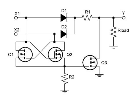 Simple Xor Logic Elements On Transistors Edn