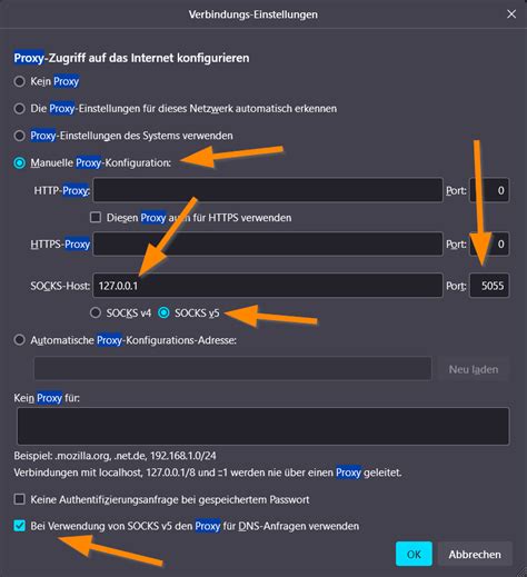 Ssh Socks Proxy Ssh Tunnel Container Powershell Skript Firefox