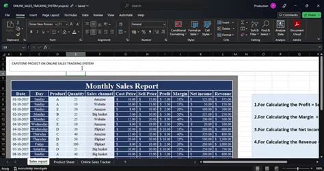 Shraddha Thakur On Linkedin Excel Onlinesalestrackingsystem