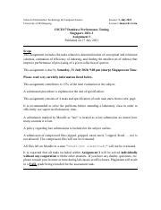 Assignment Pdf School Of Information Technology Computer Science University Of Wollongong