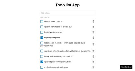 Ayush Kandurisimple Todo List App Codesandbox
