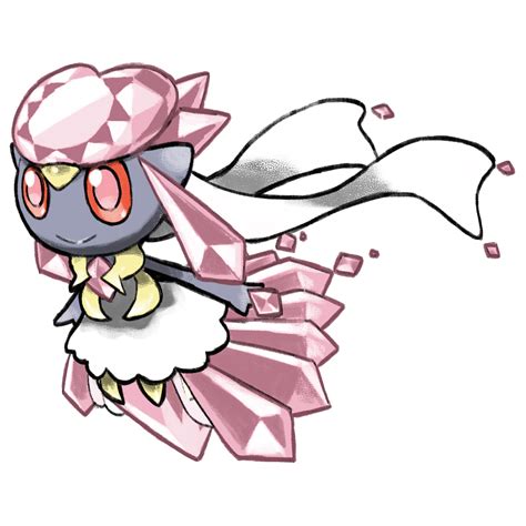 Blacknirrow Diancie Mega Diancie Nintendo Pokemon Chibi Closed