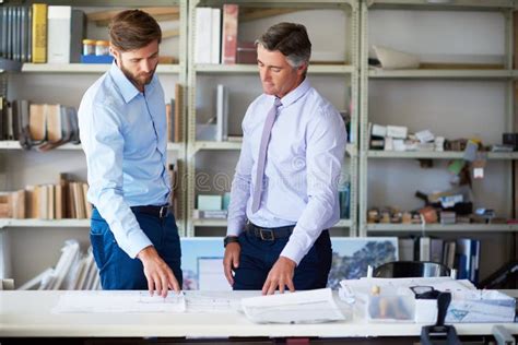 Business Men Blueprint And Project Collaboration In Office With Architect And Director With