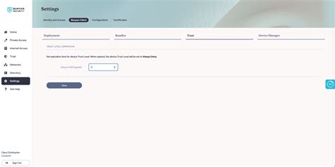 Trust Score Settings Sonicwall Cloud Secure Edge Documentation