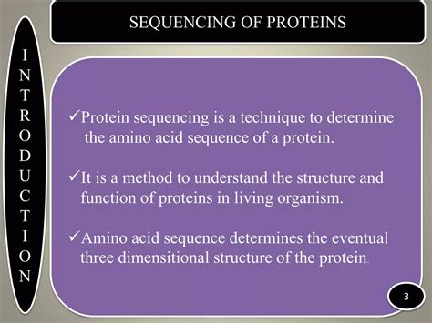 Sequencing Of Protein Pptx