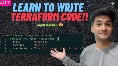 Nasiullha Chaudhari On Linkedin Day 2 Master Hcl Syntax And Learn How To Write Terraform Code