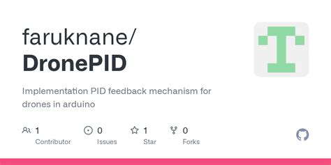 GitHub Faruknane DronePID Implementation PID Feedback Mechanism For Drones In Arduino