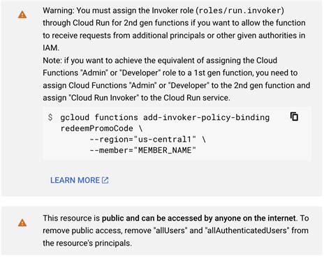 You Must Assign The Invoker Role Rolesvoker Through Cloud Run For 2nd Gen Functions