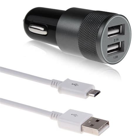 Micro Usb Cable Ports Usb A A Car Charger Adapter For Android Cell Phones Ebay