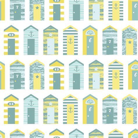 Summer Beach Seamless Pattern 299601 Vector Art At Vecteezy