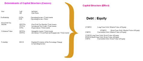 Determinants Of Capital Structure Accounting Education