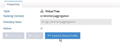 Extend The Global Profile View Radiant Logic Documentation