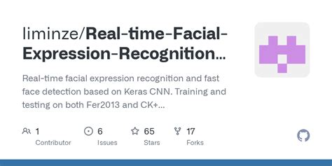Github Liminzereal Time Facial Expression Recognition And Fast Face Detection Real Time