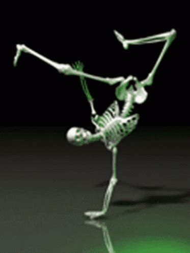 Skeleton Break Dancing Gif Gifdb Com