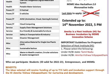 Msme Idea Hackathon 20 Intranet Amrita Vishwa Vidyapeetham Coimbatore Campus