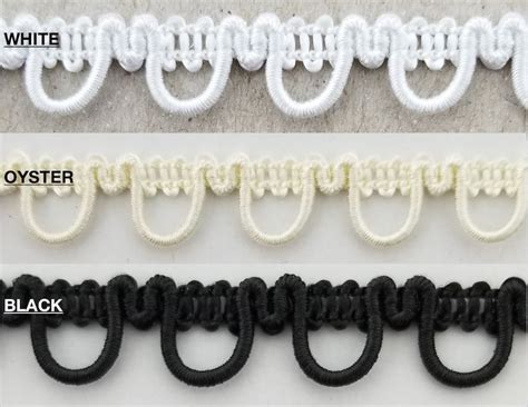 Bridal Button Loop Elastic Braid Trimming 12 Yards Many Etsy