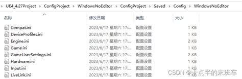 ue4变量config设置 ue4 修改配置文件 csdn博客