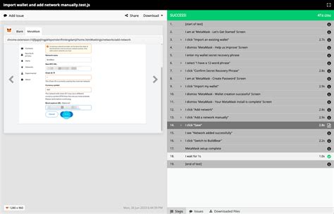 Testing Metamask Uilicious Docs
