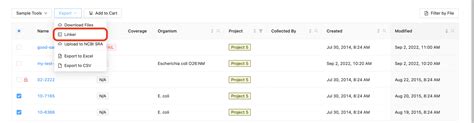 Exporting Data To The Command Line