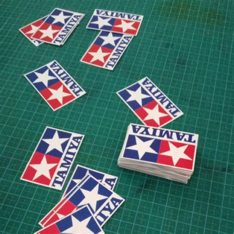 Tamiya Logo Sticker Tamiya Mini 4wd Tamiya Sticker Contains 10 Pcs