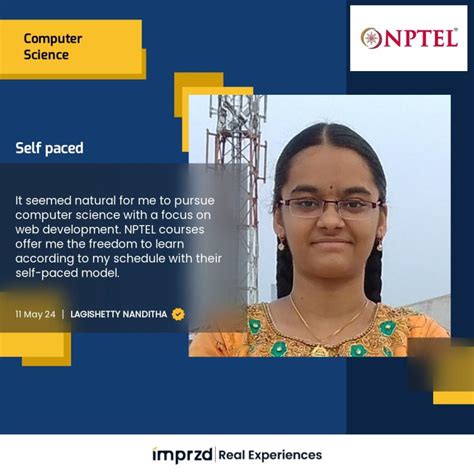 Nanditha Lagishetty On Linkedin Nptel
