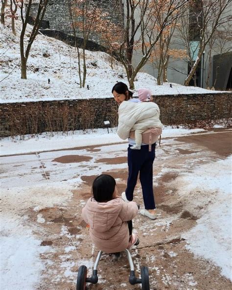 이지혜 ♥세무사 남편과 두 딸 데리고 극기 훈련 중 엄마가 있어 든든 텐아시아